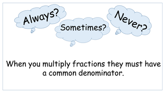 KS2 Always Sometimes Never Maths PowerPoints x60 | Teaching Resources