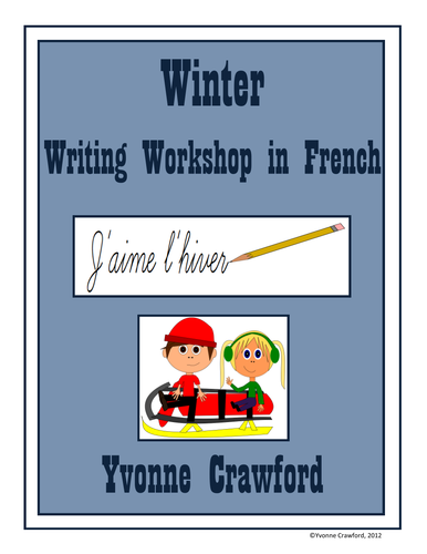 French Winter Writing Centers | Teaching Resources
