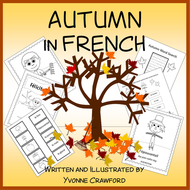 French Autumn Vocabulary Sheets, Printables, Matching & Bingo Games ...