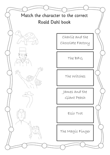 Roald Dahl activity pack- assembly -Roald Dahl Day, book and author ...