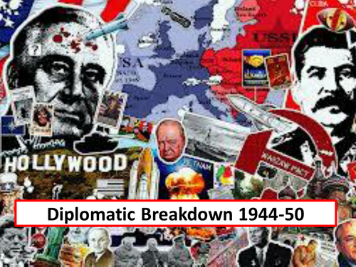 Cold War; Iron Curtain, Truman Doctrine and Marshall Plan | Teaching ...