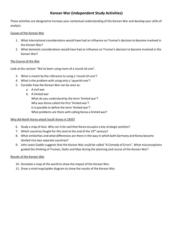 Cold War; Korea | Teaching Resources
