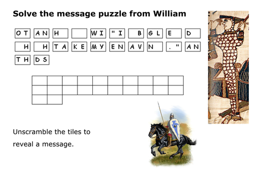 The Battle of Hastings Puzzle Pack | Teaching Resources