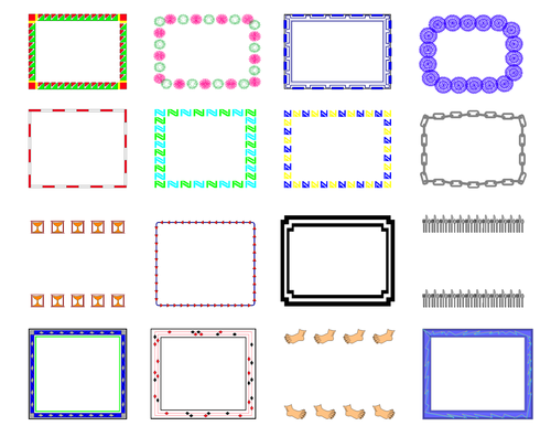 Border and Frames Clipart Bundle - Starter Bundle - Commercial Use ...