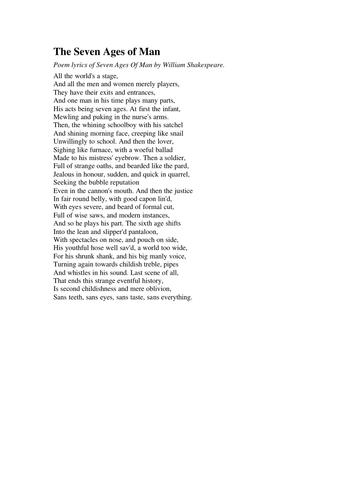 Monologues, poetry and speaking and listening English Literature KS3 ...