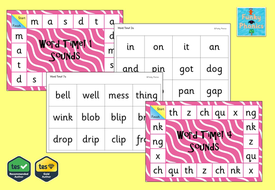 Phonics Read Write Inc Set 1- Board Games and Word Lotto | Teaching ...