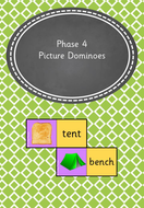 Phonics Phase 4 Picture Word Dominoes | Teaching Resources