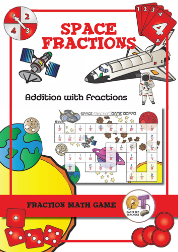 Space Fraction Game involves adding fractions | Teaching Resources