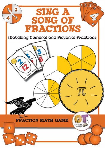 Matching Equivalent Fractions Game - "Sing a song of fractions ...