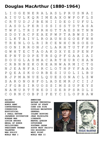 US Army Word Search Pack | Teaching Resources