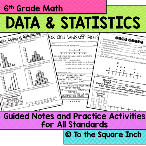 Statistics 6th Grade Math Guided Notes and Activities Bundle by ... Statistics 6th Grade Math Guided Notes and Activities Bundle by ...