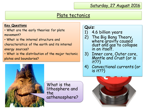 Plate tectonics | Teaching Resources