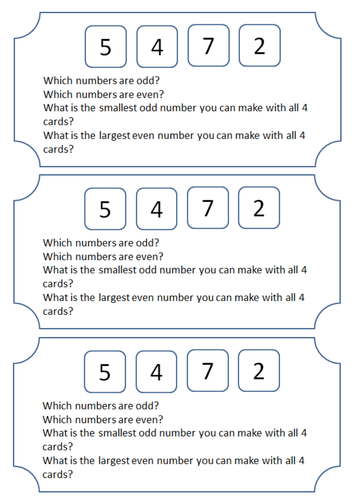 Odd and even numbers lesson | Teaching Resources
