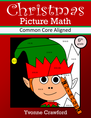 Christmas Color by Number (sixth grade) Color by Decimals, Absolutes ...