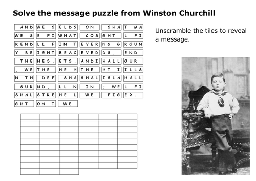 Winston Churchill Puzzle Pack | Teaching Resources