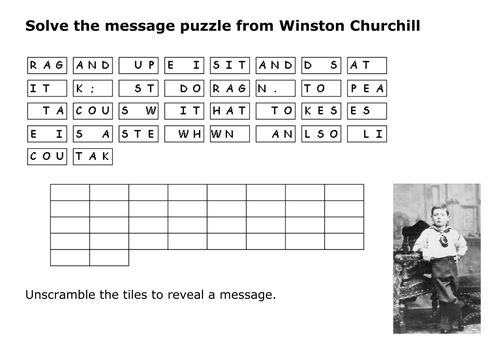Winston Churchill Puzzle Pack | Teaching Resources