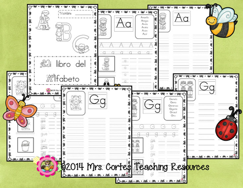 Spanish Alphabet Journal | Teaching Resources