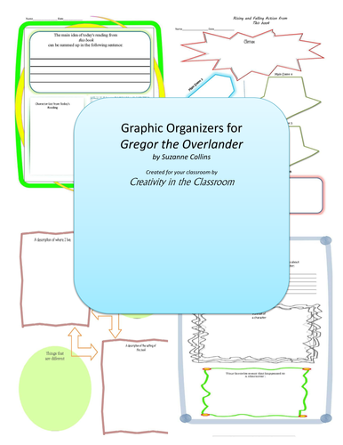 Graphic Organizers for Gregor the Overlander | Teaching Resources