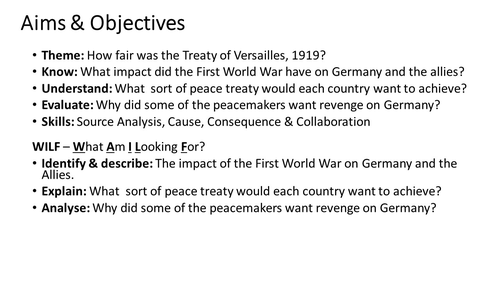 Impact of the First World War | Teaching Resources