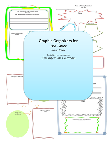 Graphic Organizers for The Giver | Teaching Resources