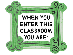 Back to School- When You Enter This Classroom Display | Teaching Resources