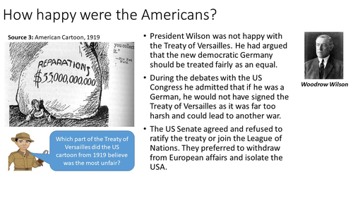 How satisfied were the peacemakers with the Treaty of Versailles ...
