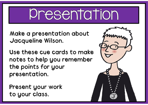 JACQUELINE WILSON TEACHING DISPLAY RESOURCES -ENGLISH READING KS1-2 ...