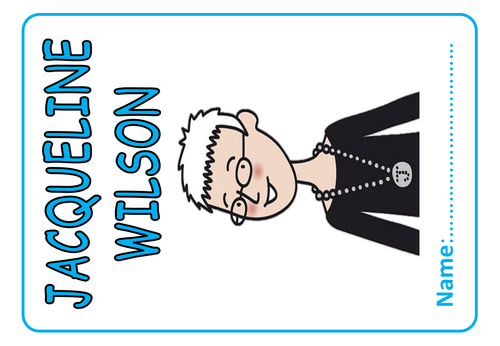 JACQUELINE WILSON TEACHING DISPLAY RESOURCES -ENGLISH READING KS1-2 ...