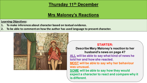 KS3 Roald Dahl SoW Landlady/Lamb to the Slaughter (LA) | Teaching Resources
