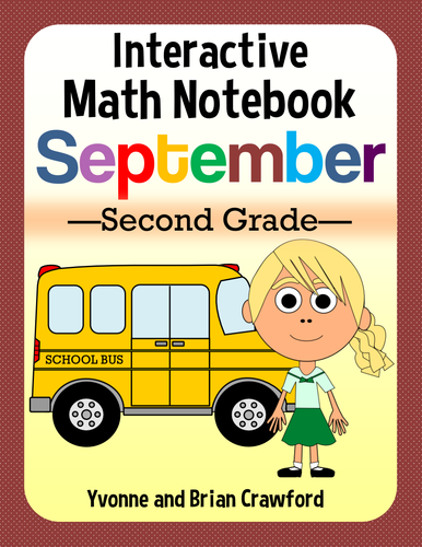 Back to School Interactive Math Notebook Second Grade Common Core ...
