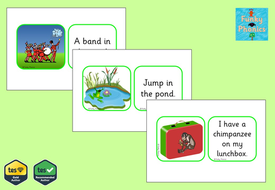 Phonics Phase 4 Picture and Sentence Matching | Teaching Resources