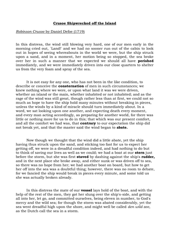 Travel Writing Mini-Scheme of Work (Using Pre-19th Century Extracts ...