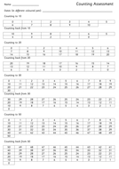 Maths Assement - Back to school Number assessments | Teaching Resources