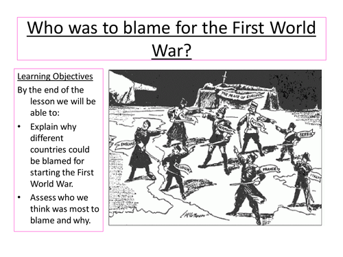 AQA GCSE History SOW. Section 1B Conflict and Tension. Part 1: Causes ...