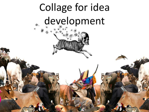 Collage fantasy creatures inspired in modern art | Teaching Resources