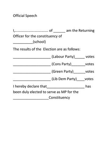 MOCK ELECTION lesson plan resources class election politics voting ...