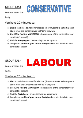 MOCK ELECTION lesson plan resources class election politics voting ...