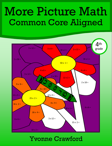 Color by Number #2 (fourth grade) Color by Multiplication and Rounding ...