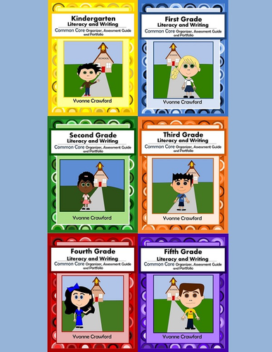 Common Core Organizer, Assessments & Portfolio Literacy & Writing ...