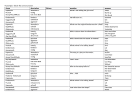 German Music Quiz with Medley of German songs | Teaching Resources