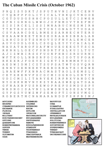 The Cuban Missile Crisis Puzzle Pack | Teaching Resources