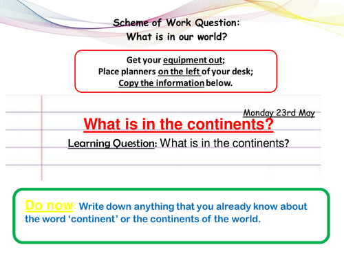 World Geography by kaileigh - Teaching Resources - TES