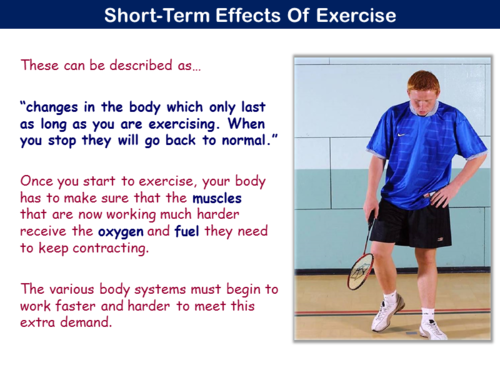 PE21ST - The Effects of Exercise | Teaching Resources