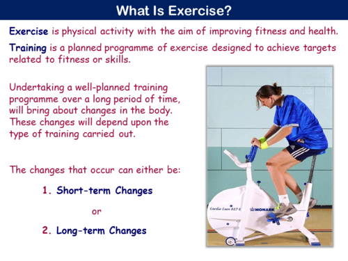 PE21ST - The Effects of Exercise | Teaching Resources