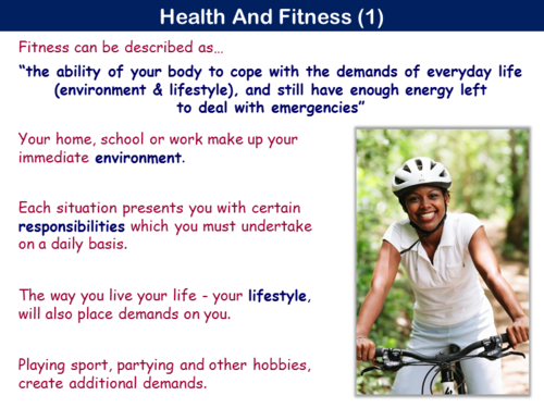 PE31ST - Health and Fitness (Introduction) | Teaching Resources