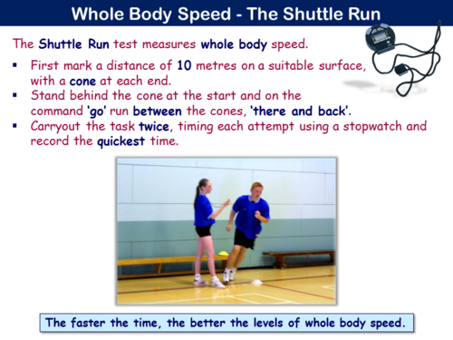 PE304ST - Components of Fitness - 2 (Speed) | Teaching Resources