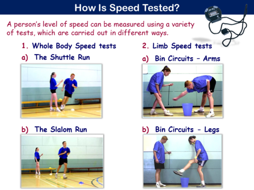 PE304ST - Components of Fitness - 2 (Speed) by RGeorge15 - Teaching ...