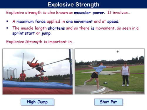 PE306ST - Components of Fitness - 4 (Strength) | Teaching Resources