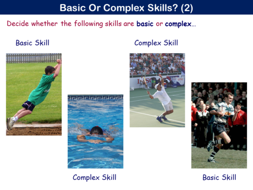 PE501ST - Classification of Skills (Basic, Complex, Open, Closed ...