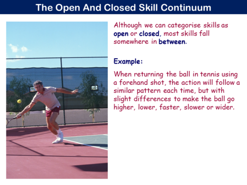 PE501ST - Classification of Skills (Basic, Complex, Open, Closed ...